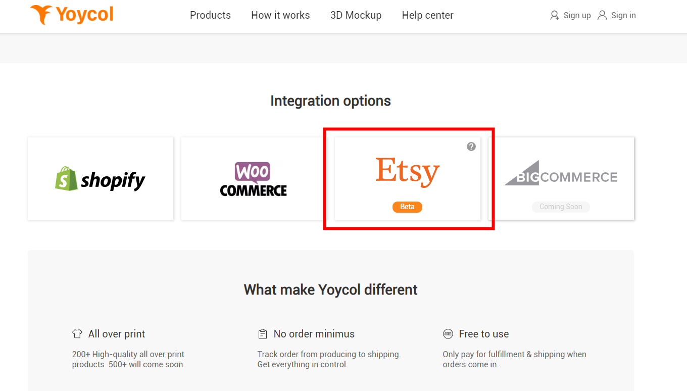Yoycol: Print On Demand & Drop Shipping Service for E-commerce