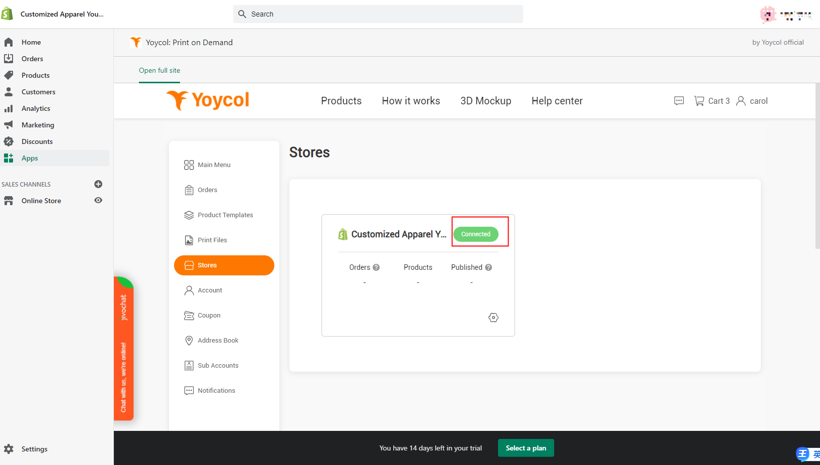 Yoycol: Print On Demand & Drop Shipping Service for E-commerce