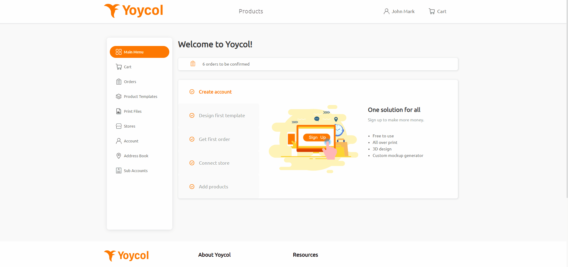 Yoycol: Print On Demand & Drop Shipping Service for E-commerce