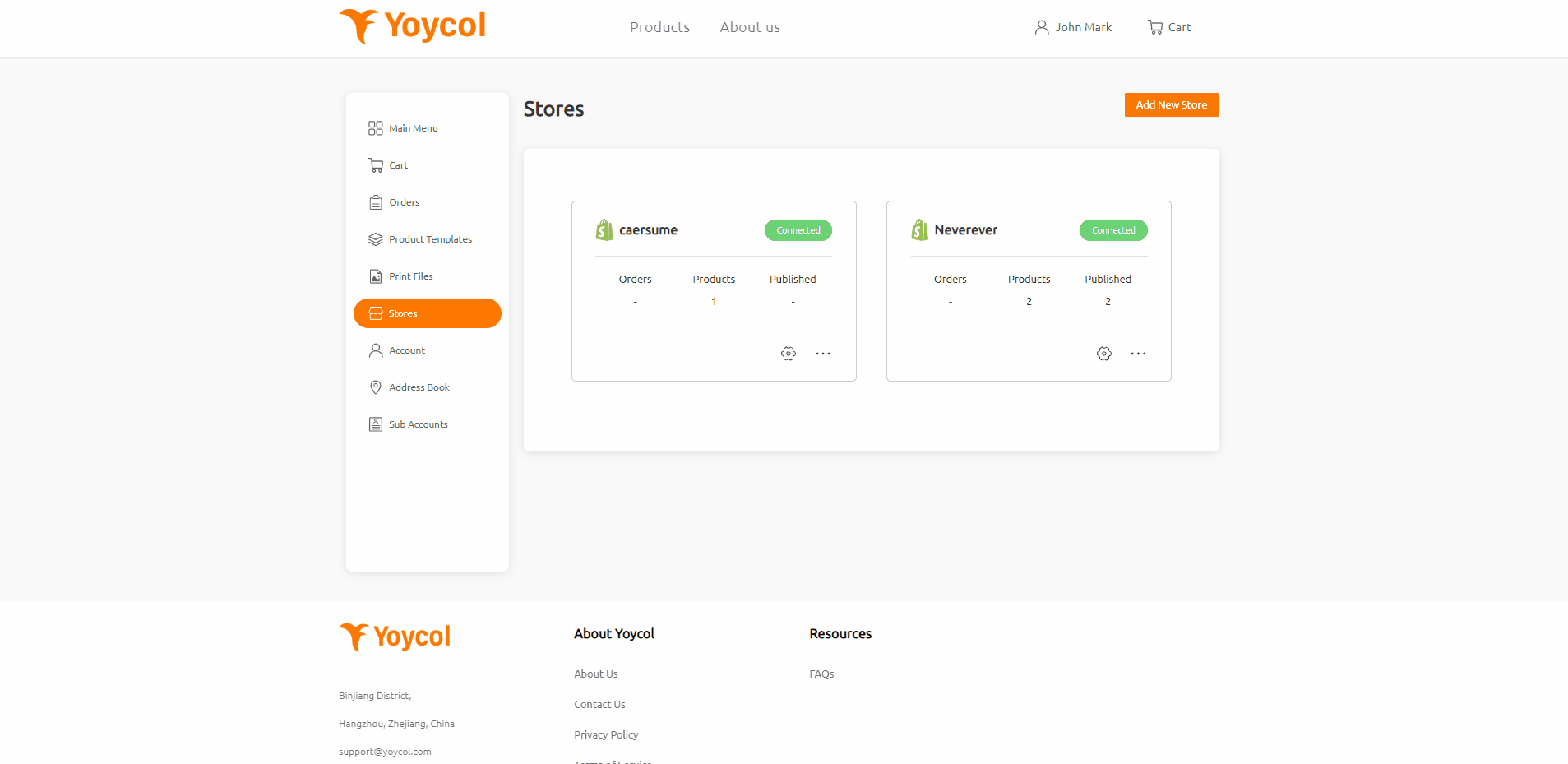 Yoycol: Print On Demand & Drop Shipping Service for E-commerce